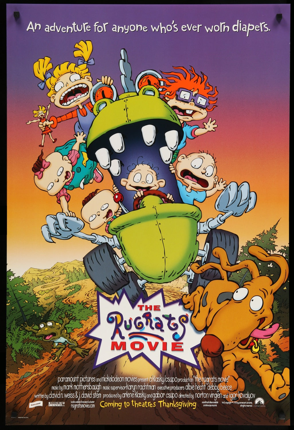 The Rugrats Movie (1998) Original One-Sheet Movie Poster - Original ...