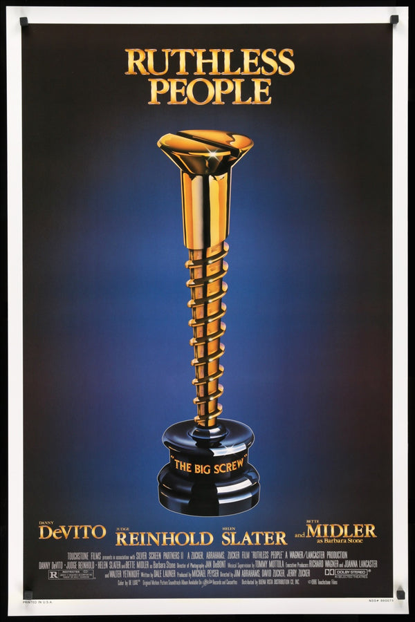 Ruthless People (1986) Original One-Sheet Movie Poster - Original Film ...