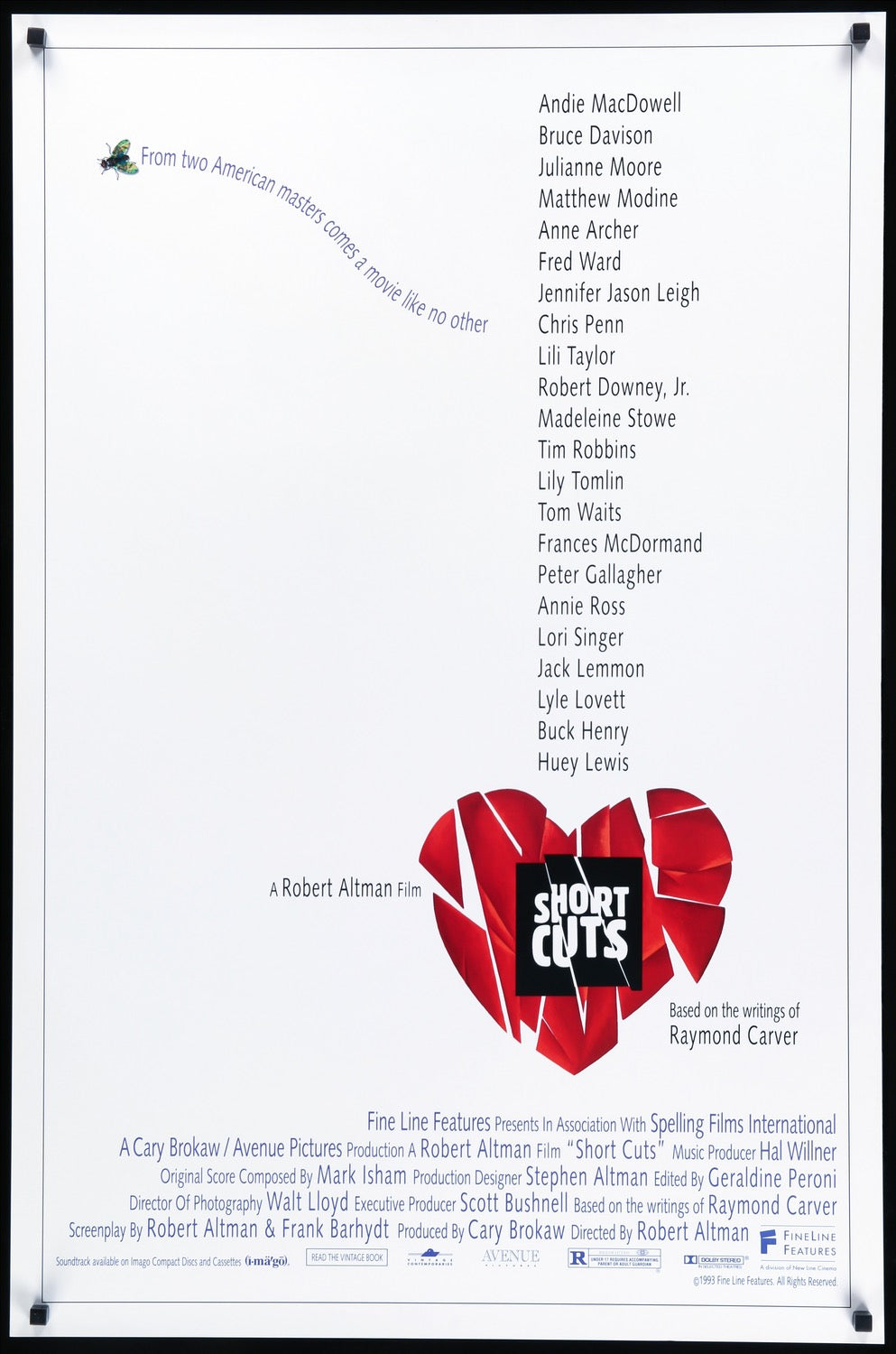 Short Cuts (1993) Original One-Sheet Movie Poster - Original Film Art ...