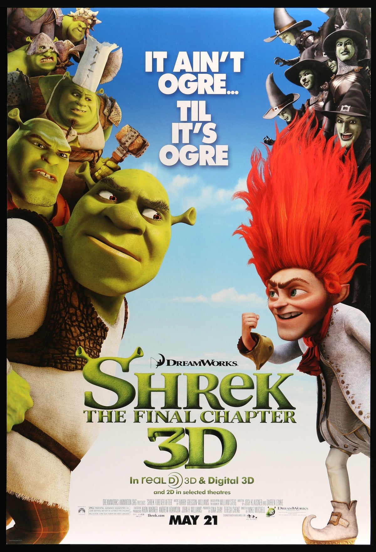 Shrek Forever After (2010) Original One-Sheet Movie Poster - Original ...