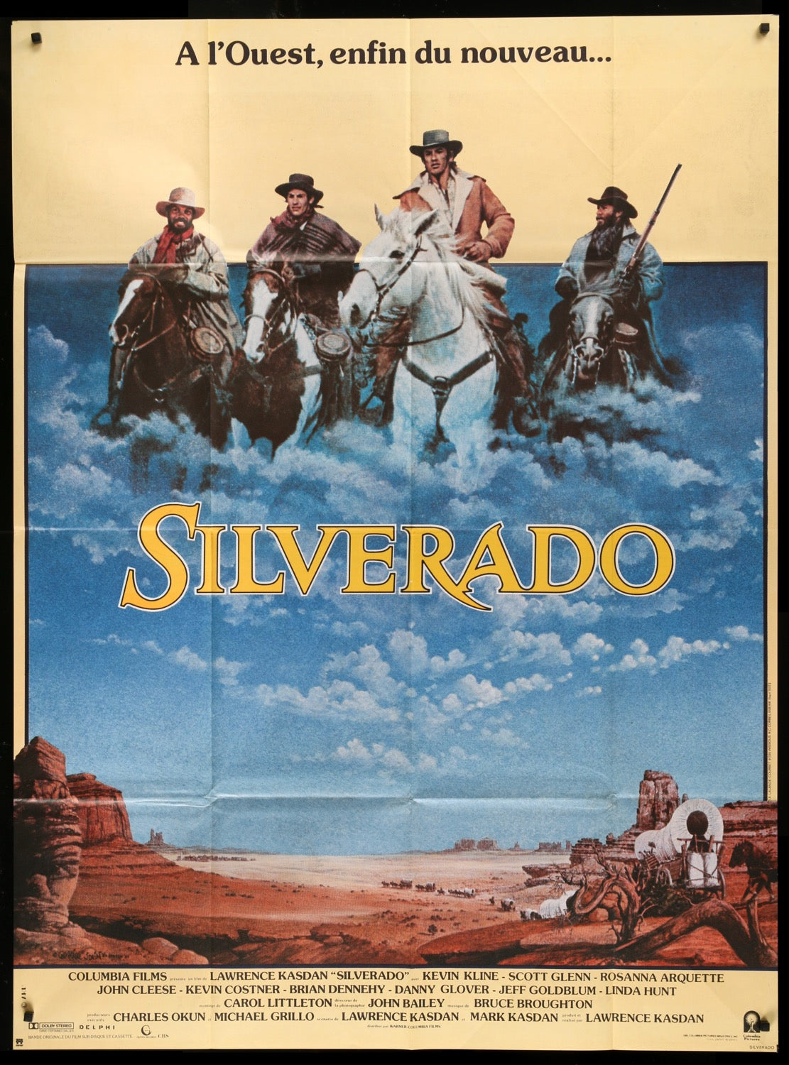 Silverado (1985) Original French Grande Movie Poster - Original Film ...