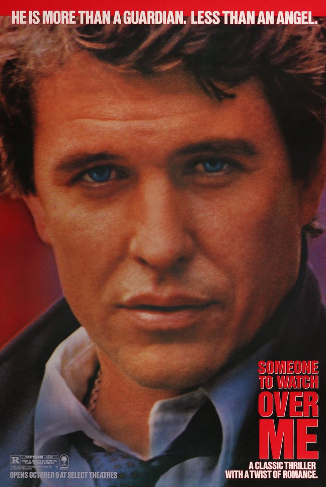 Someone to Watch Over Me (1987) Original One-Sheet Movie Poster ...