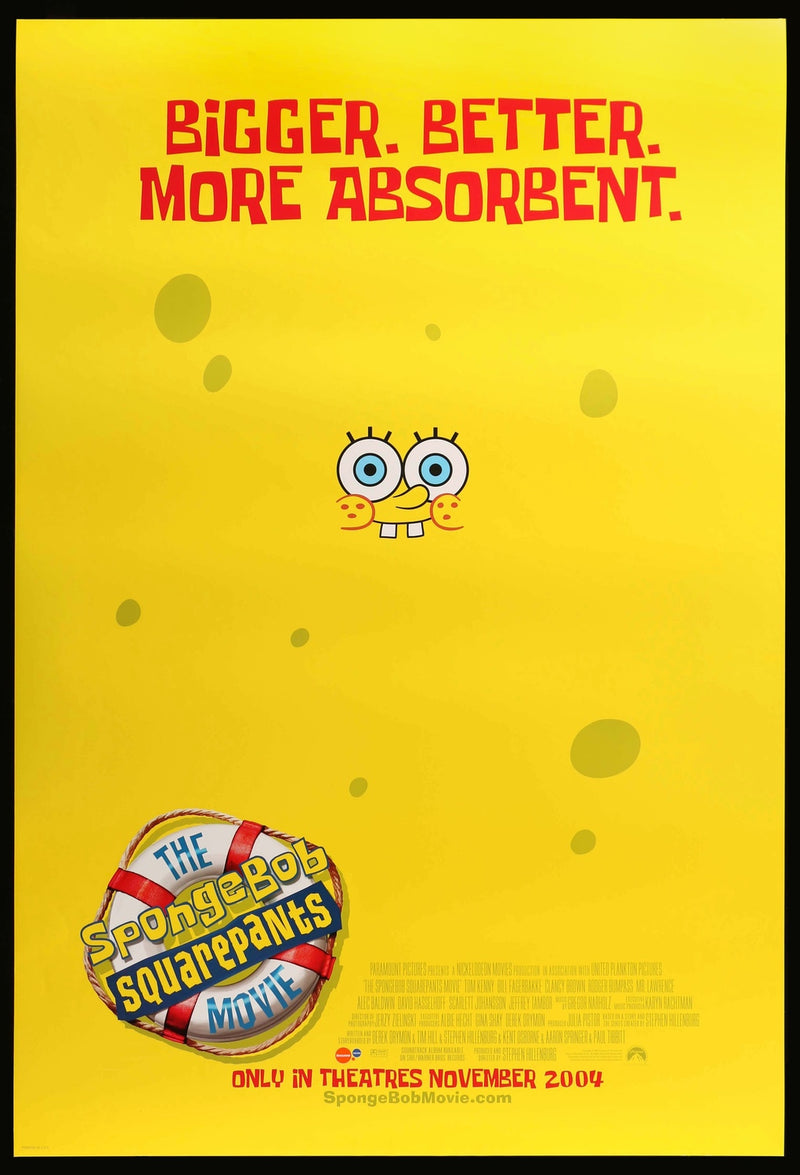 The SpongeBob SquarePants Movie (2004) Original One-Sheet Movie Poster ...