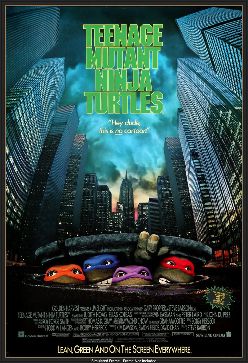 Teenage Mutant Ninja Turtles (1990) - Original Film Art - Vintage Movie ...