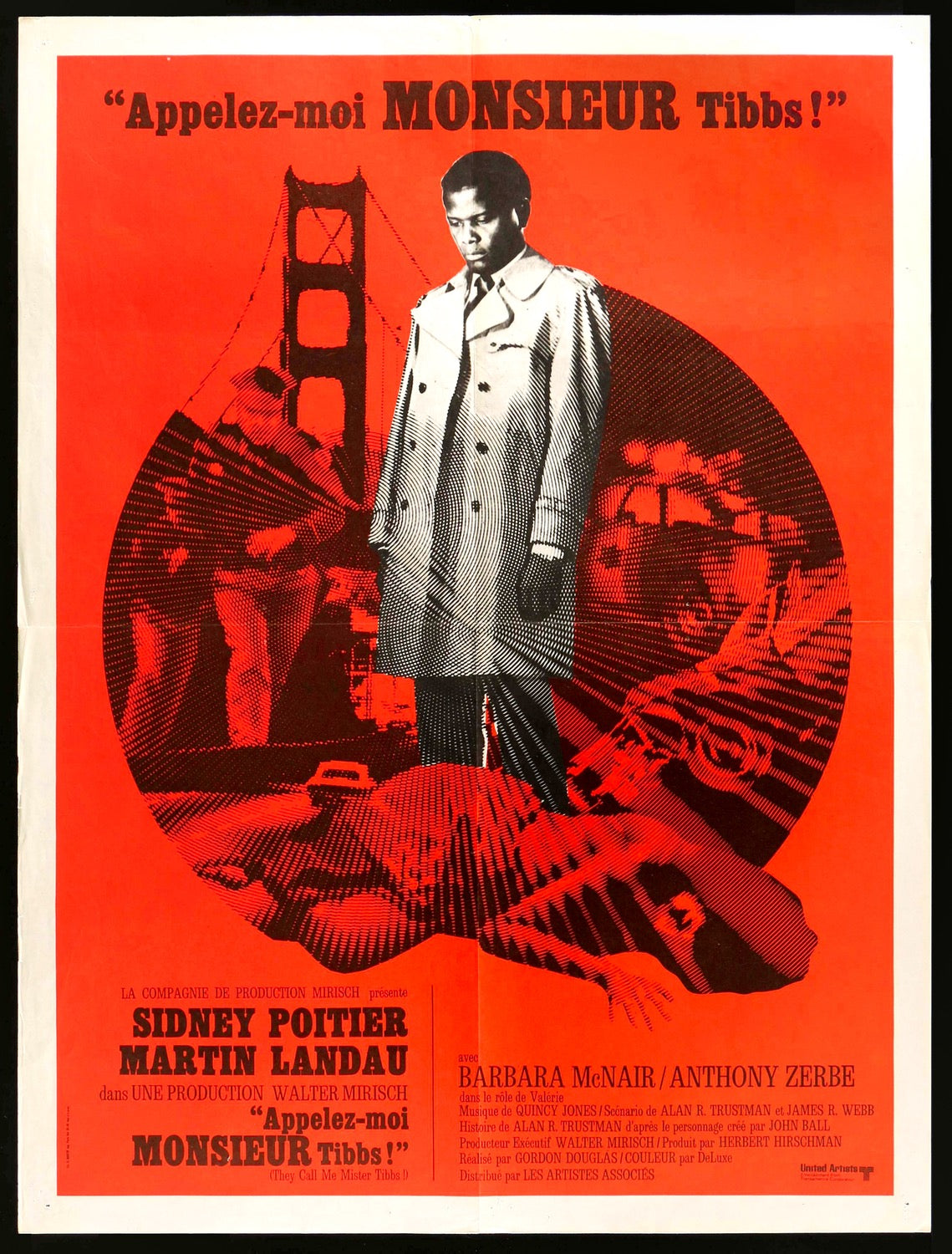 They Call Me Mister Tibbs! (1970) Original French Movie Poster - Original Film Art - Vintage ...