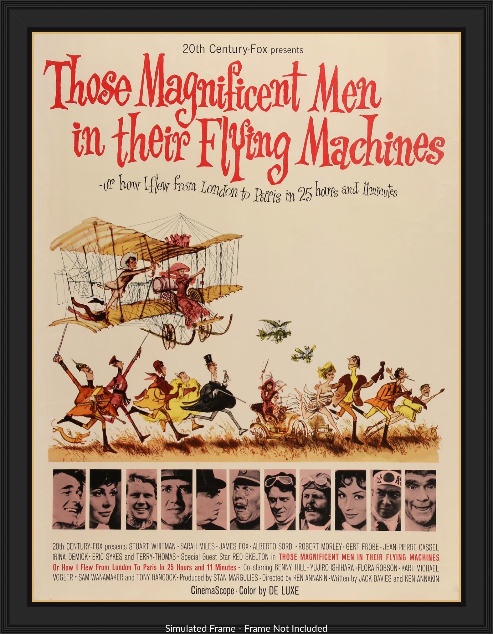 Those Magnificent Men in Their Flying Machines (1965) Movie Poster ...