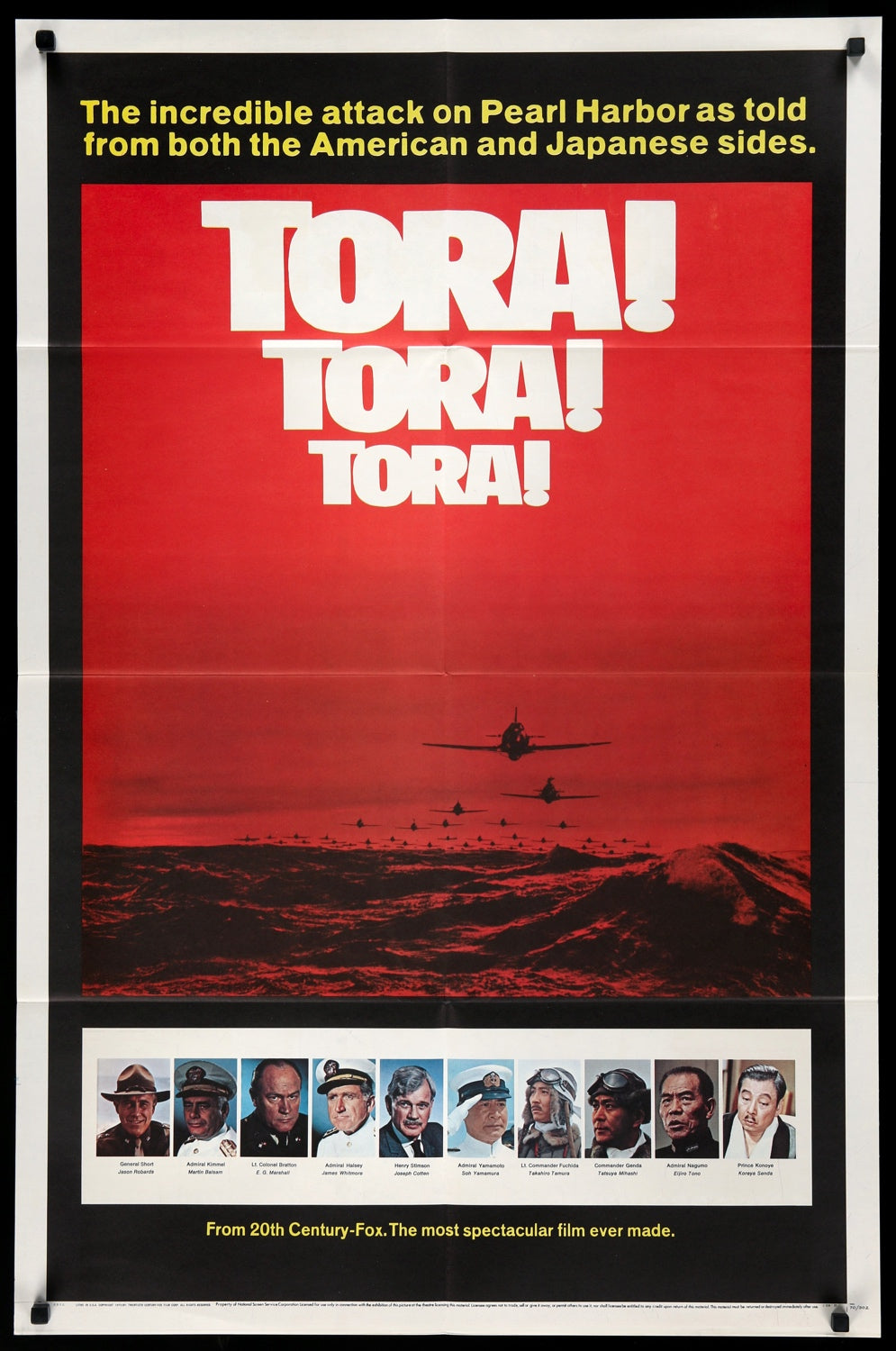 Tora Tora Tora (1970) Original One-Sheet Movie Poster - Original Film Art - Vintage Movie Posters