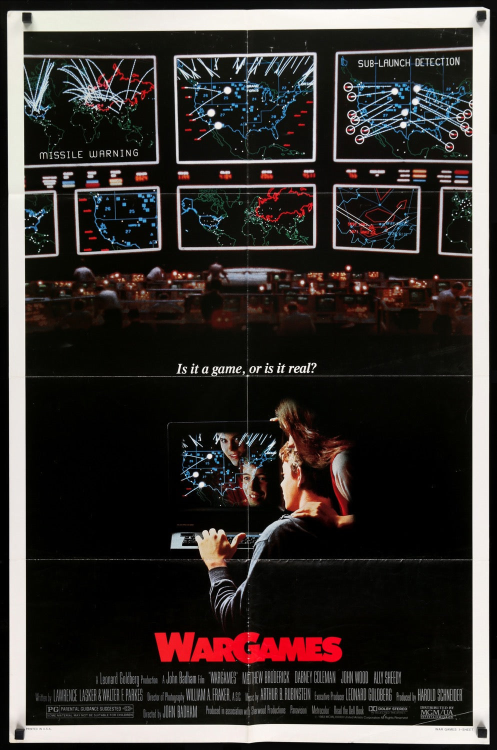 WarGames (1983) Original One-Sheet Movie Poster - Original Film Art ...