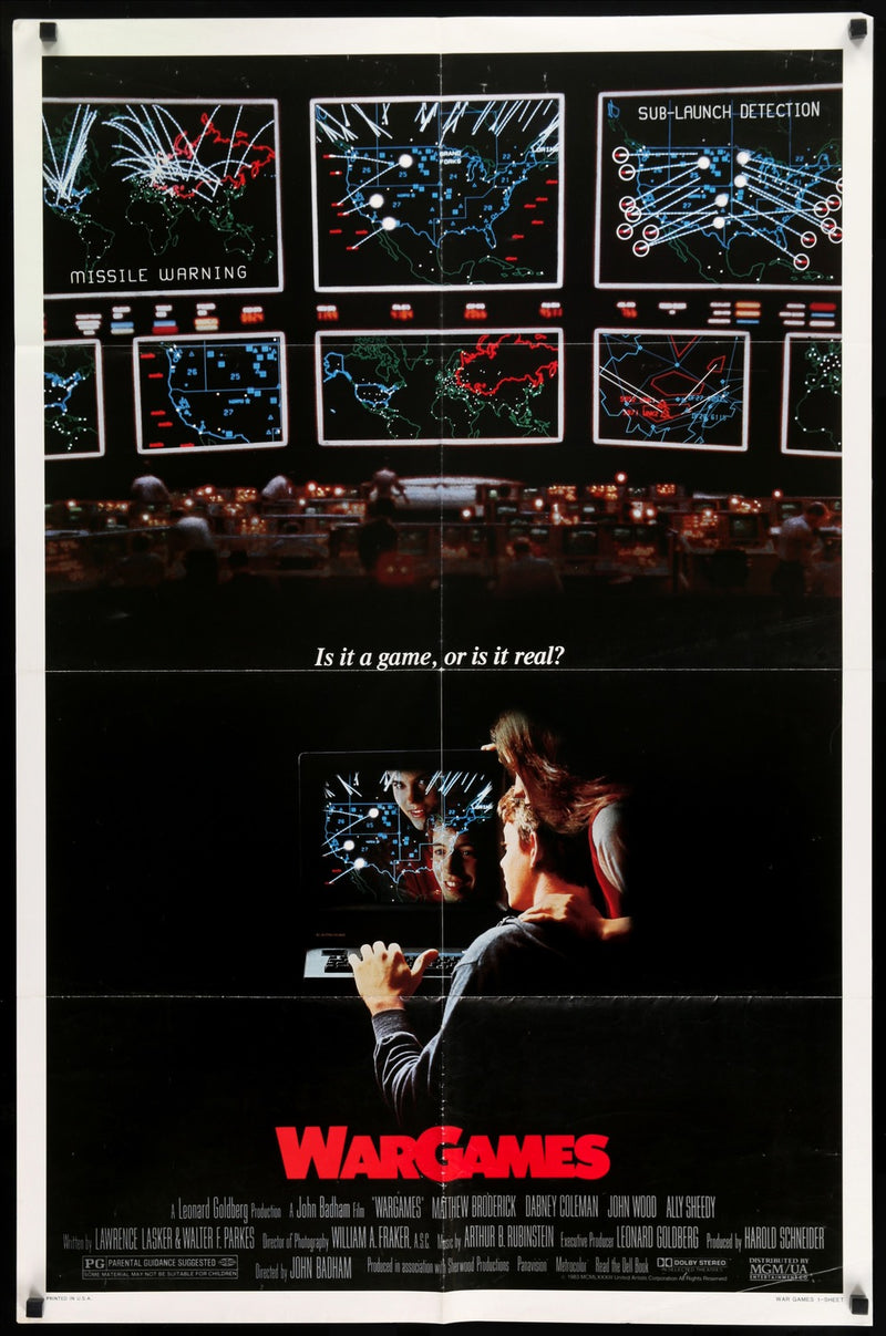 WarGames (1983) Original One-Sheet Movie Poster - Original Film Art ...