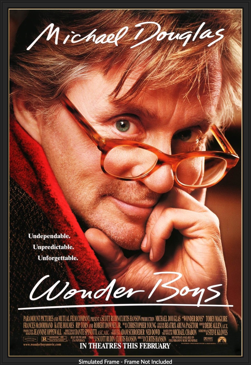 Wonder Boys (2000) Original One-Sheet Movie Poster - Original Film Art ...