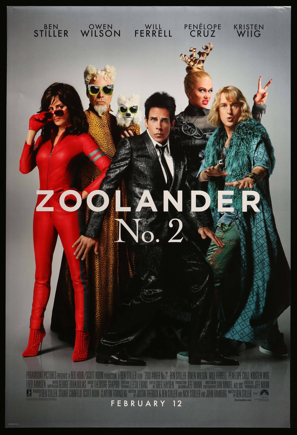 Zoolander No. 2 (2016) Original One-Sheet Movie Poster - Original Film ...