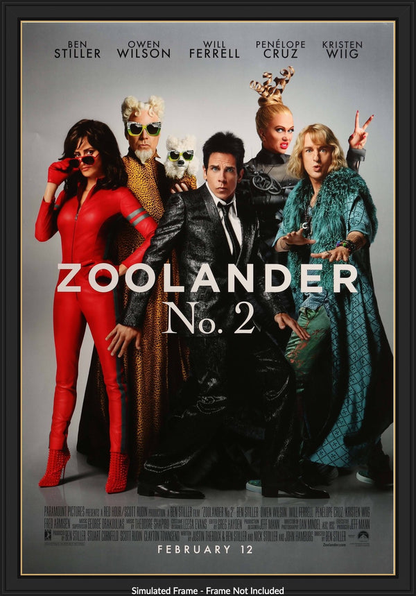 Zoolander No. 2 (2016) Original One-Sheet Movie Poster - Original Film Art - Vintage Movie Posters