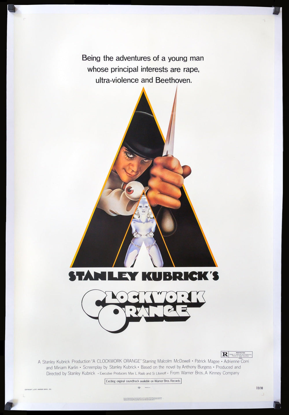 A Clockwork Orange (1972) Original One-Sheet Movie Poster - Original ...