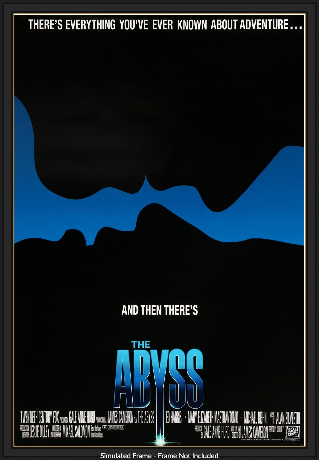 The Abyss (1989) Original One-Sheet Movie Poster - Original Film Art ...