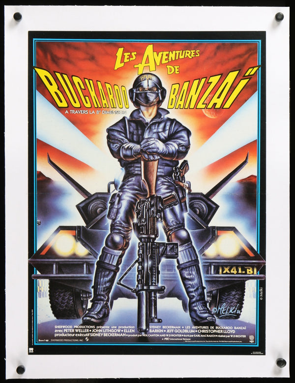 The Adventures of Buckaroo Banzai (1984) Original French Movie Poster ...