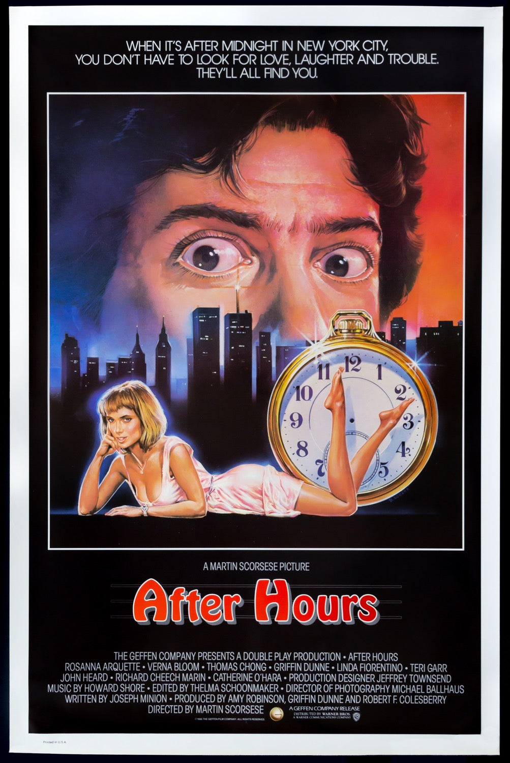 After Hours (1985) Original One-Sheet Movie Poster - Original Film Art ...