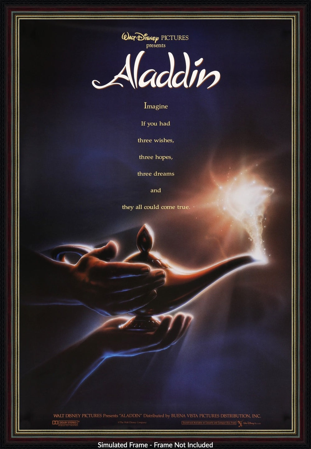 Aladdin (1992) Original One-Sheet Movie Poster - Original Film Art ...