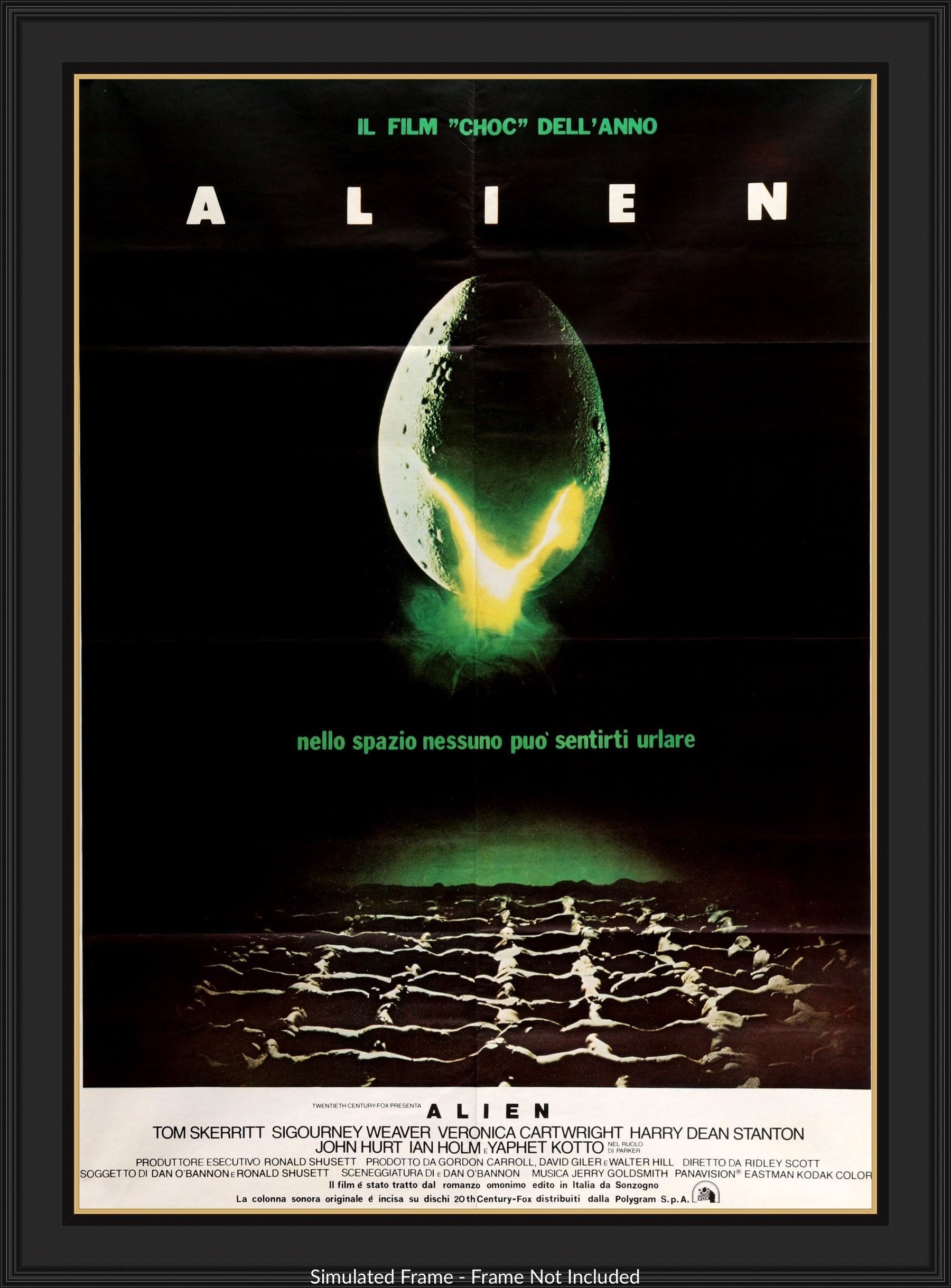 Alien (1979) Original Italian 2 Fogli Movie Poster - Original Film Art ...