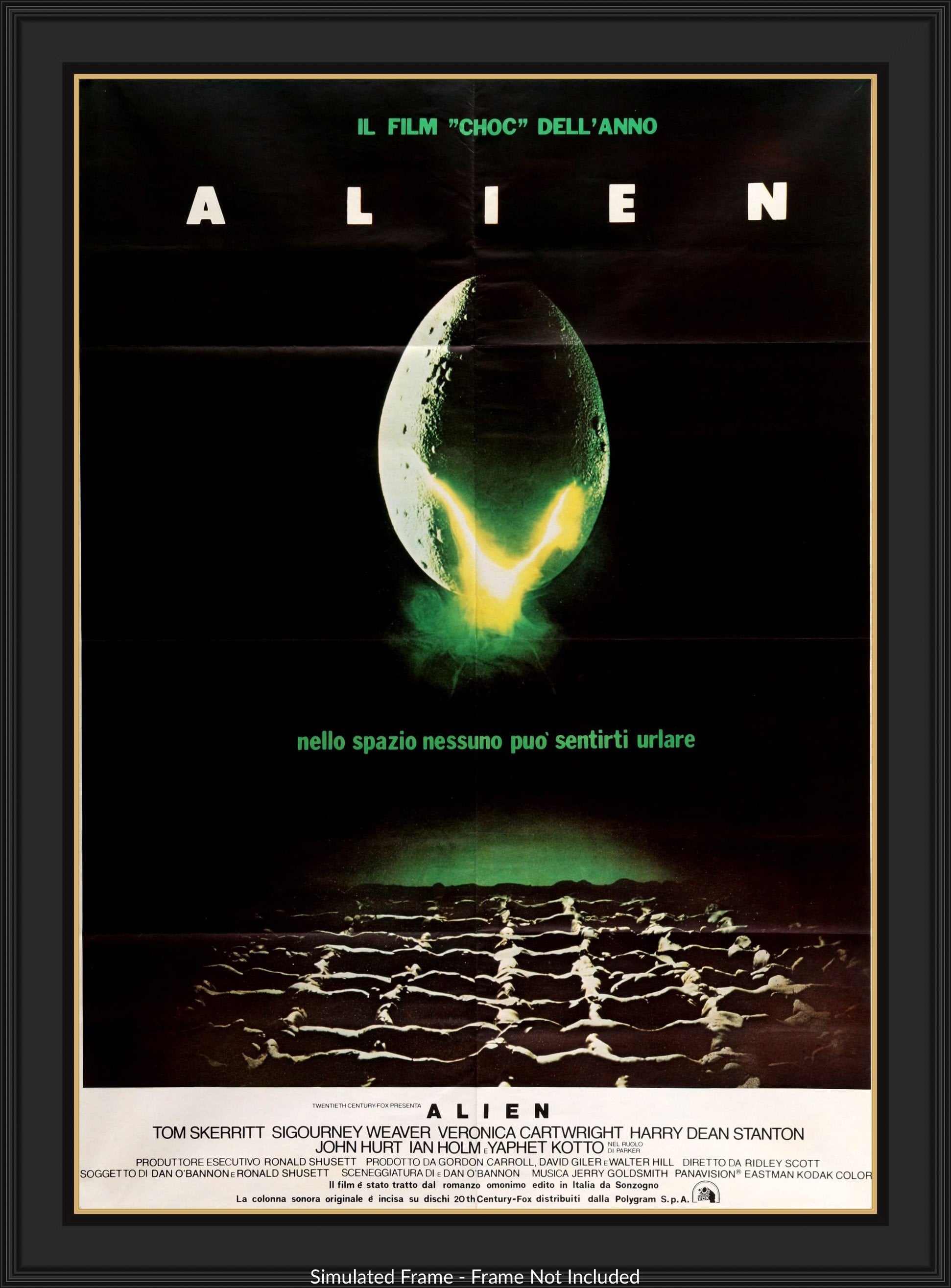 Alien (1979) Original Italian 2 Fogli Movie Poster - Original Film Art ...