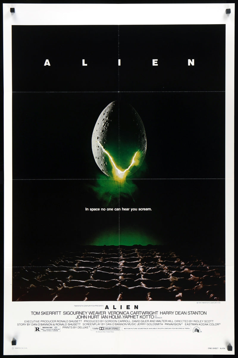 Alien (1979) Original One-Sheet Movie Poster - Original Film Art ...