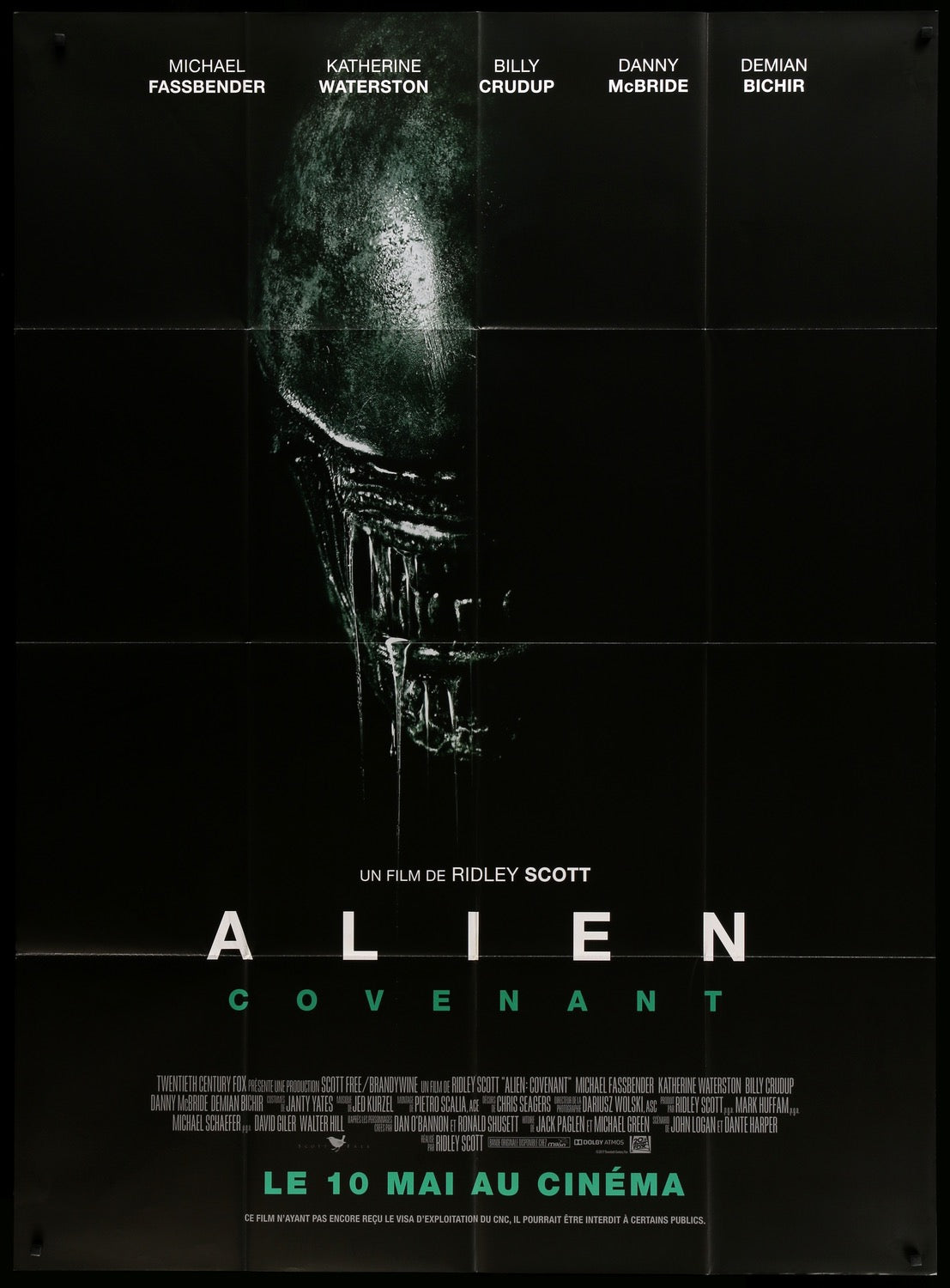 Alien: Covenant (2017) Original French Grande Movie Poster - Original ...