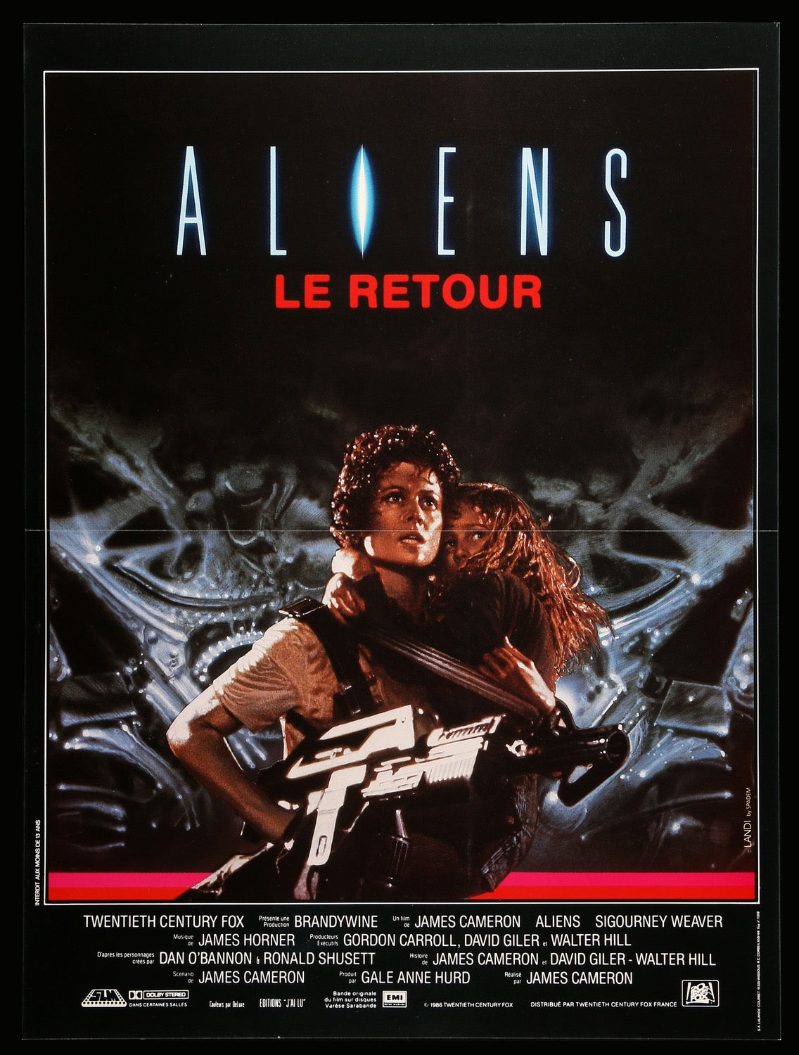 Aliens (1986) Original French Petite Movie Poster - Original Film Art ...