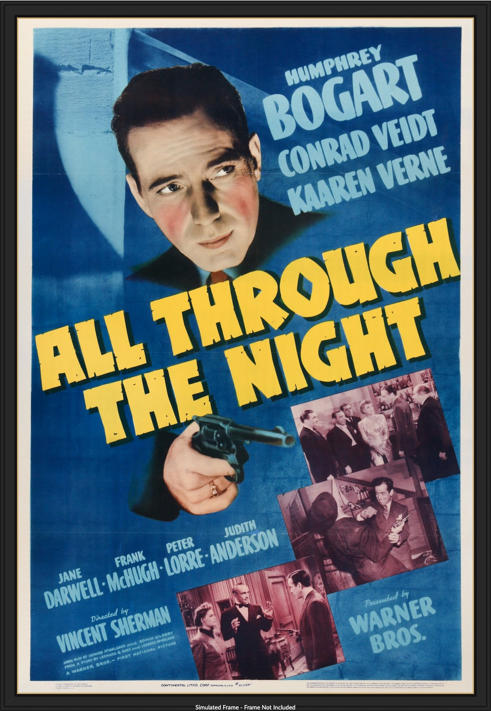 All Through the Night (1942) Original One-Sheet Movie Poster - Original ...