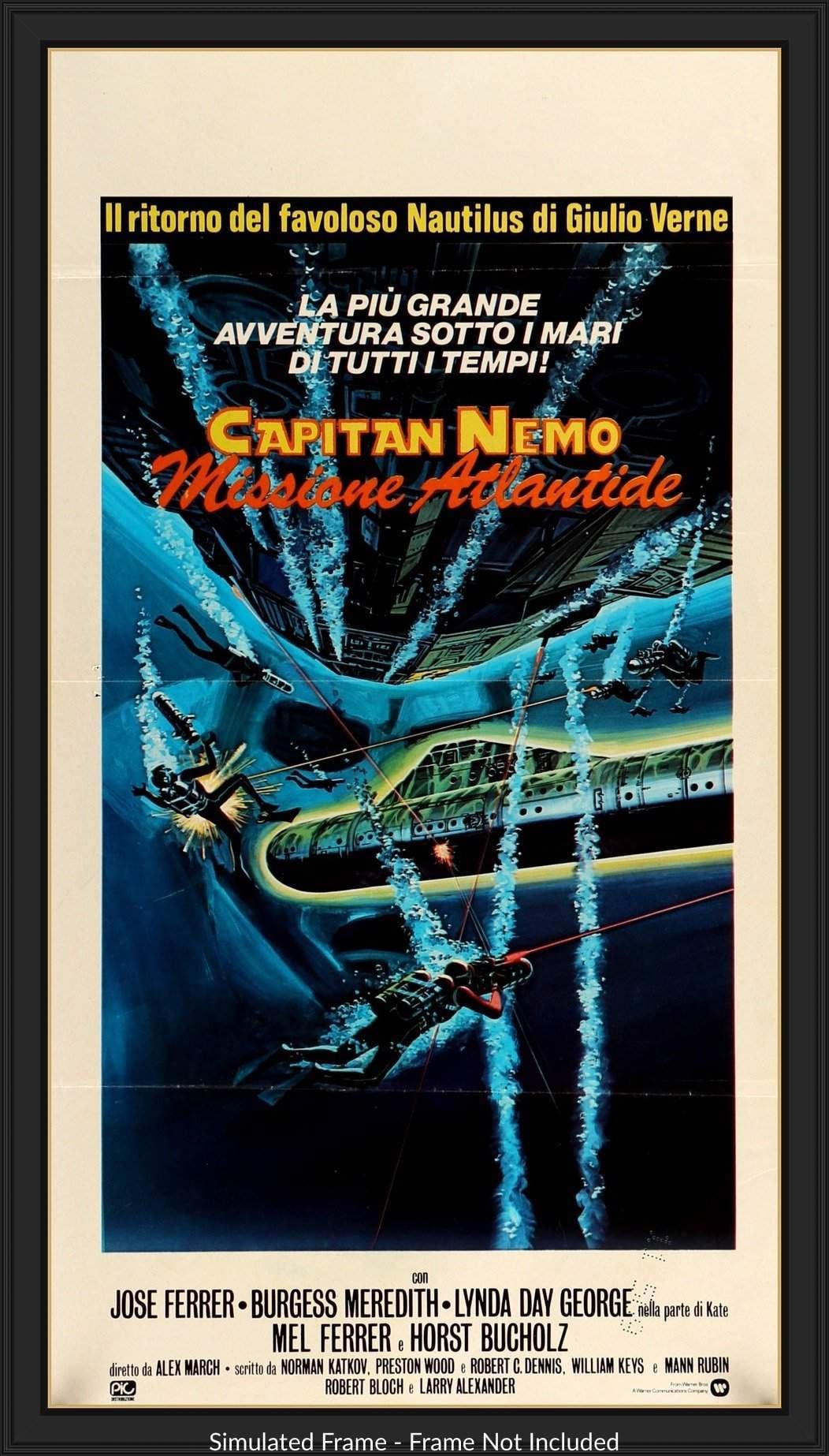 The Amazing Captain Nemo (1978) Original Italian Movie Poster ...