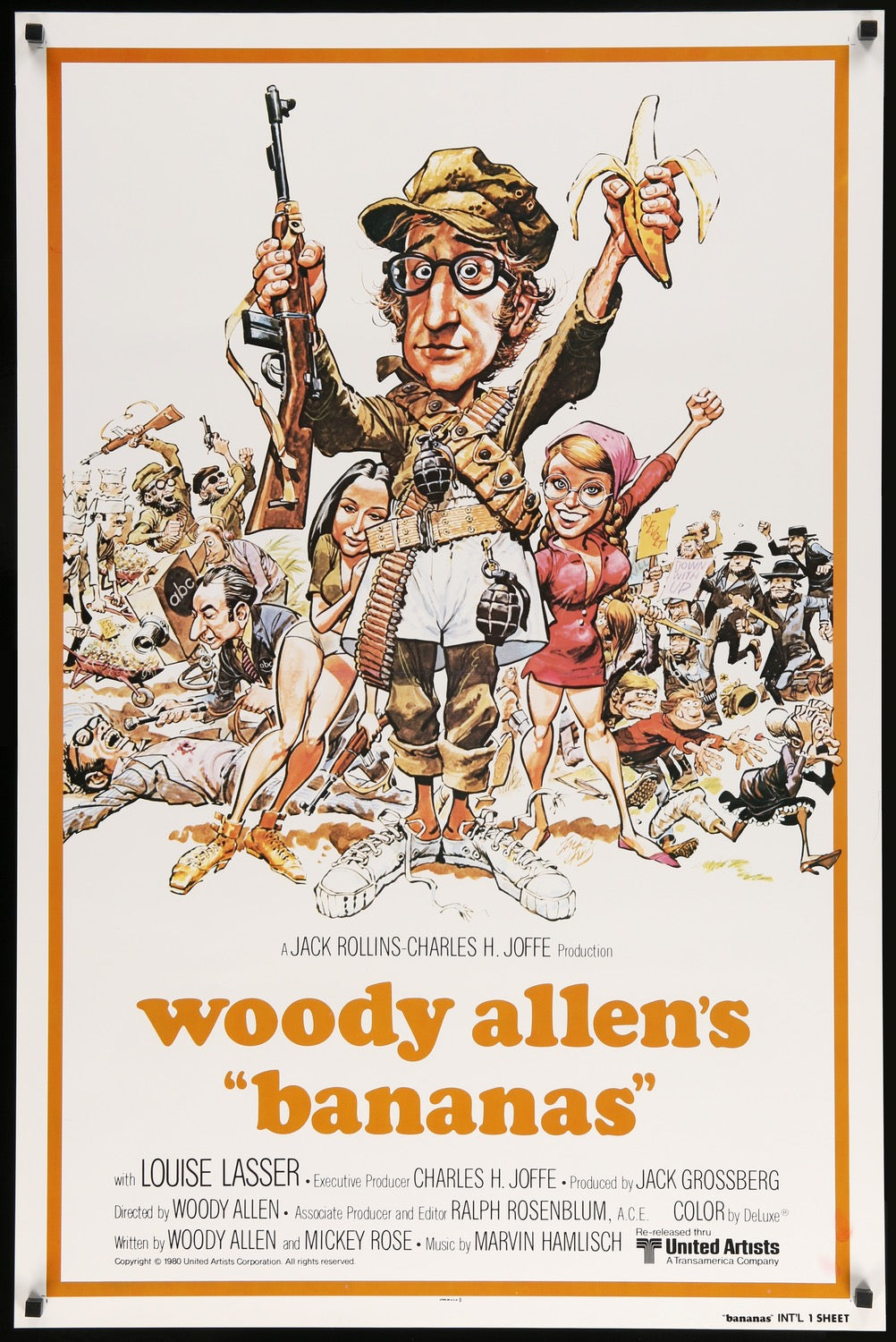 Bananas (1971) Original One-Sheet Movie Poster - Original Film Art ...