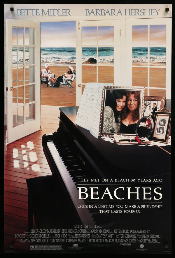 Beaches (1988) Original One-Sheet Movie Poster - Original Film Art ...