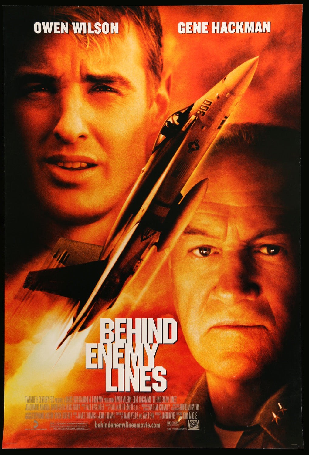 Behind Enemy Lines (2001) Original One-Sheet Movie Poster - Original Film Art - Vintage Movie ...