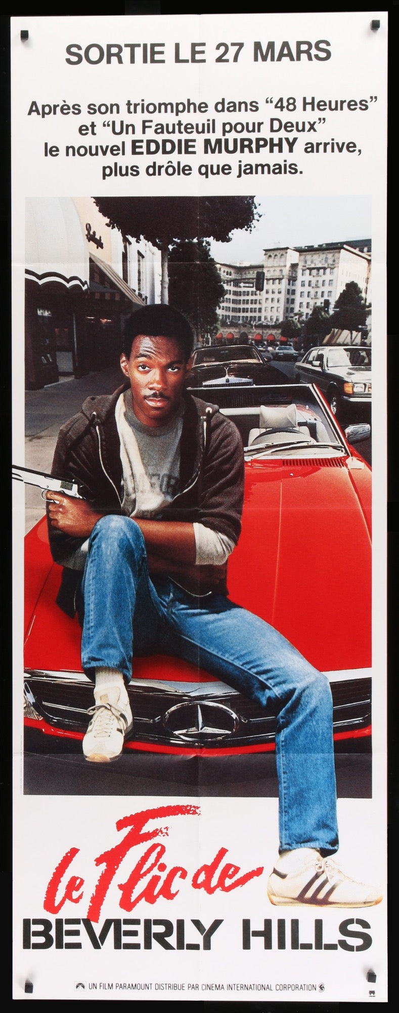 Beverly Hills Cop (1984) Original French Door Panel Movie Poster - Original Film Art - Vintage ...