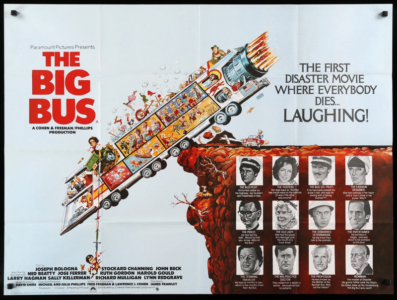 The Big Bus (1976) Original British Quad Movie Poster - Original Film ...
