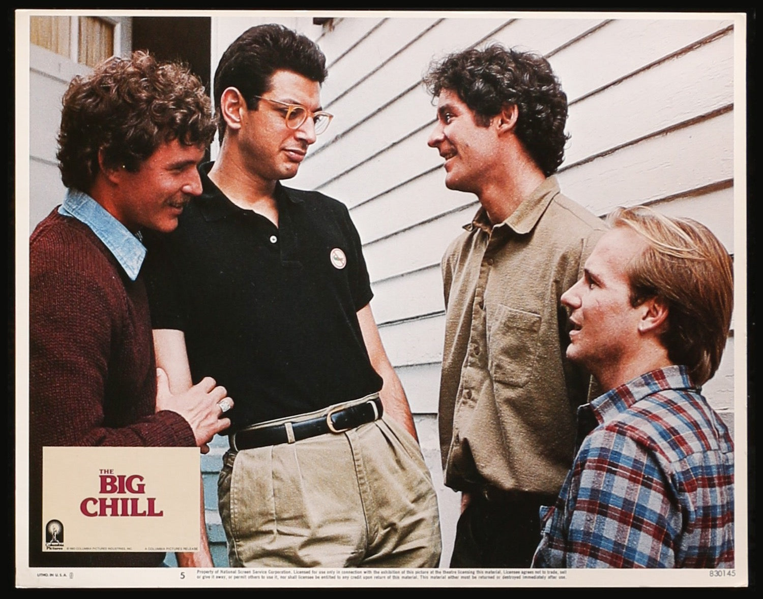 The Big Chill (1983) Original Lobby Card Movie Poster - Original Film ...