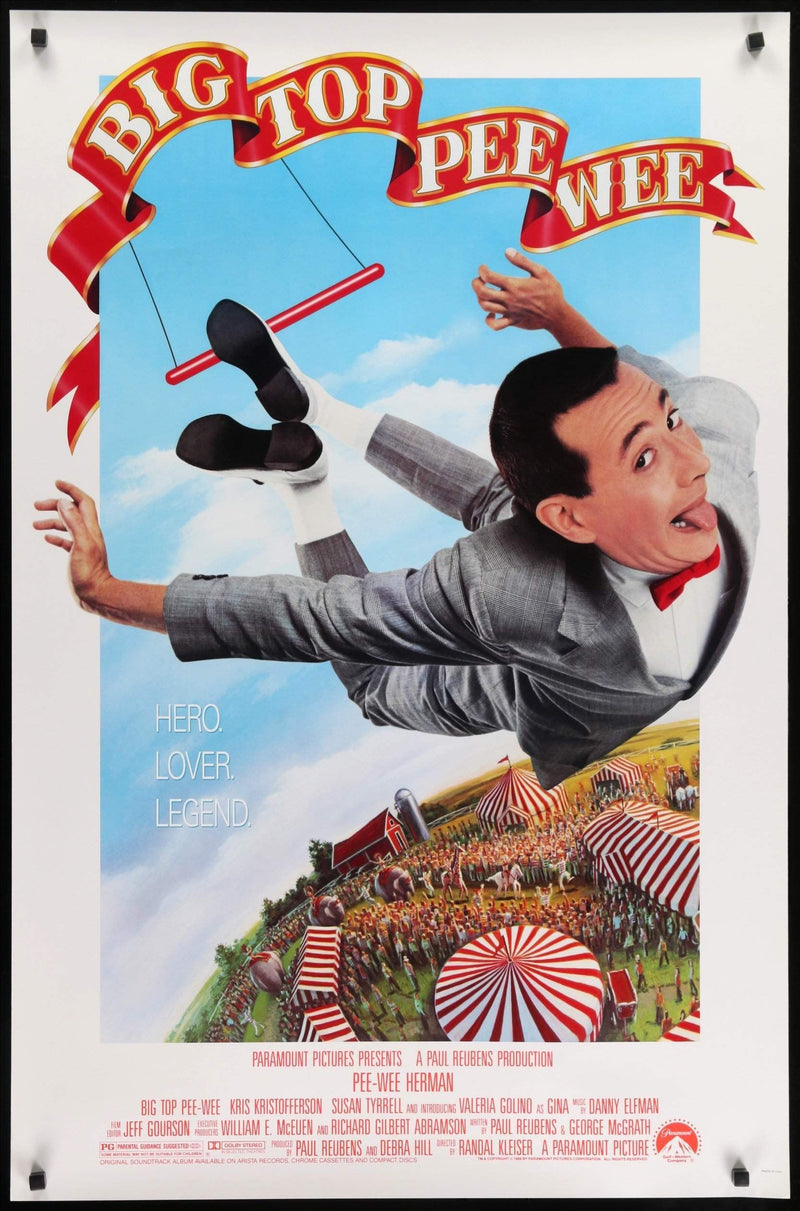 Big Top Pee-wee (1988) Original One-Sheet Movie Poster - Original Film ...