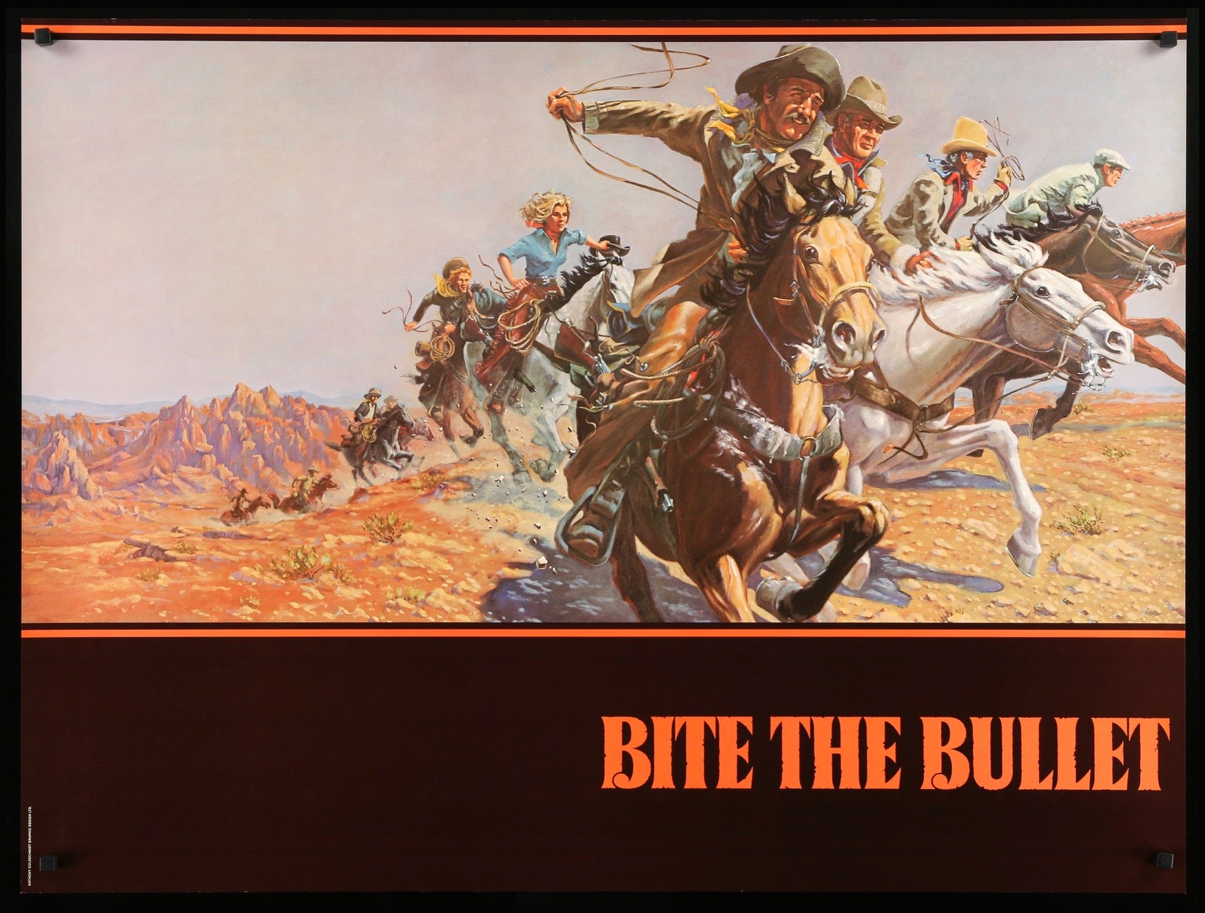 Bite the Bullet (1975) Original Thirty by Forty Movie Poster - Original ...