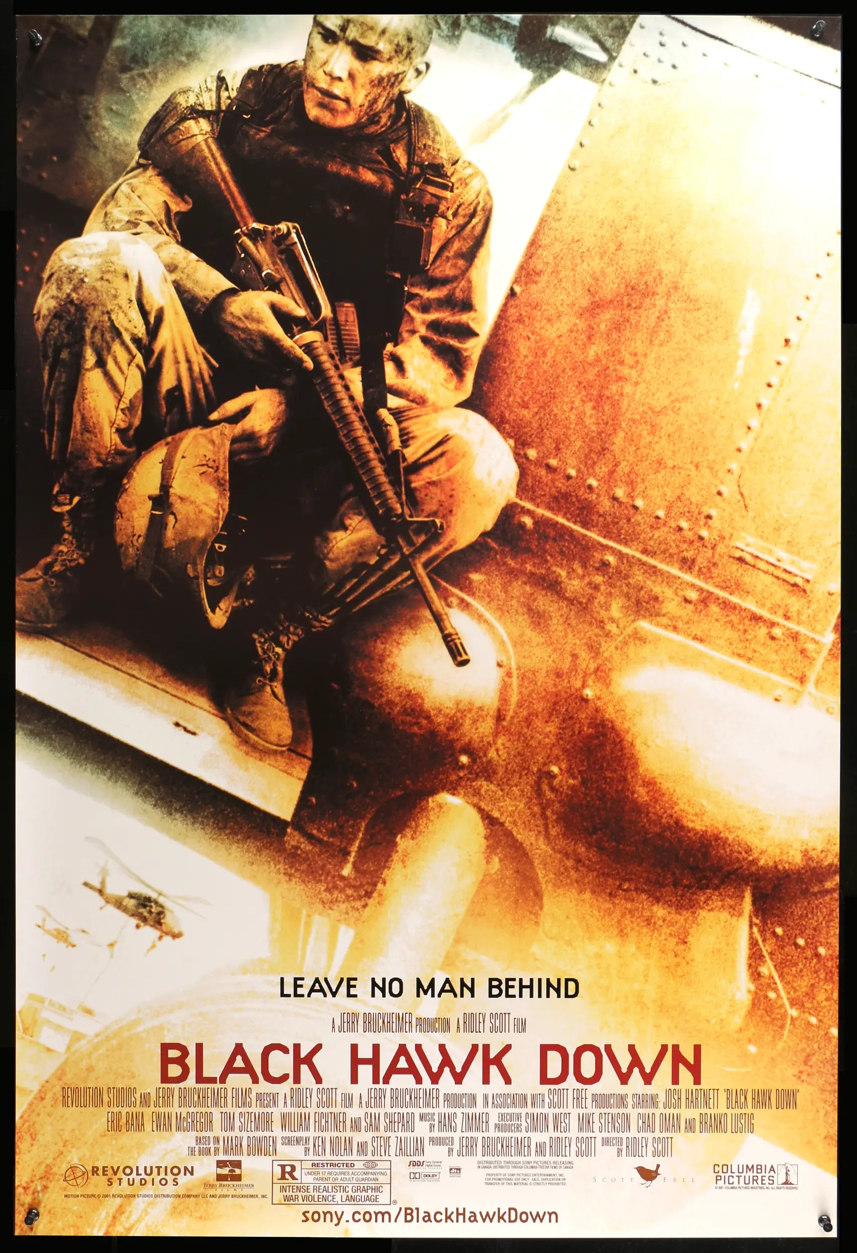 Black Hawk Down Movie Poster 2001