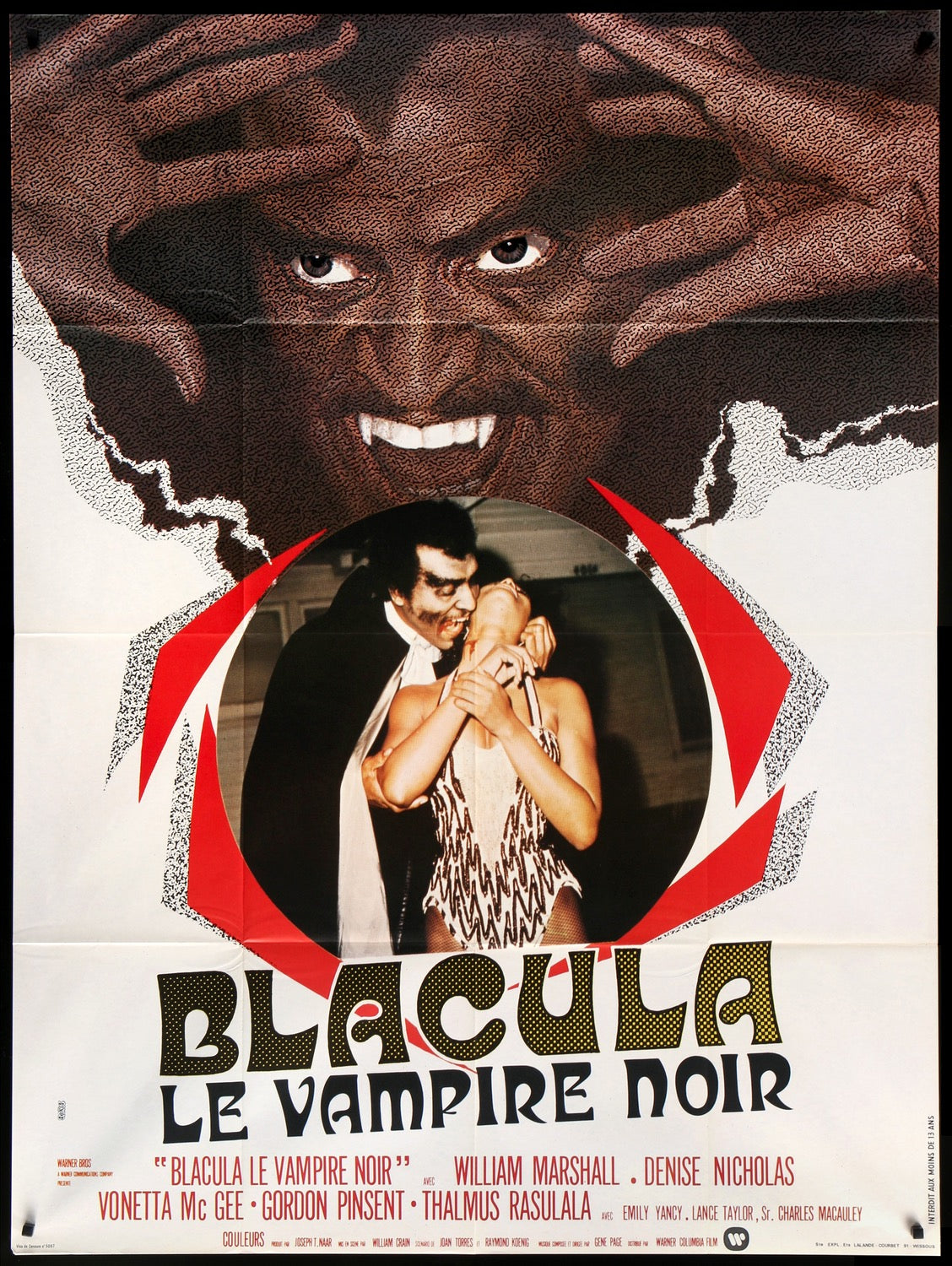 Blacula (1972) Original French Grande Movie Poster - Original Film Art ...