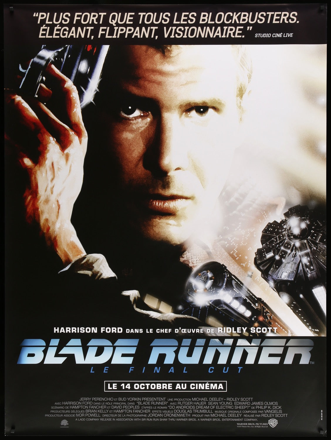 Blade Runner (1982) Original R2015 French Grande Movie Poster ...