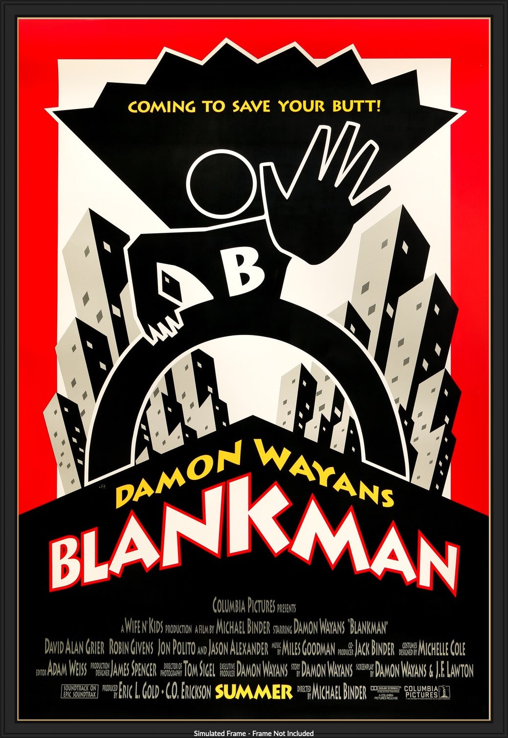 Blankman (1994) Original One-Sheet Movie Poster - Original Film Art ...
