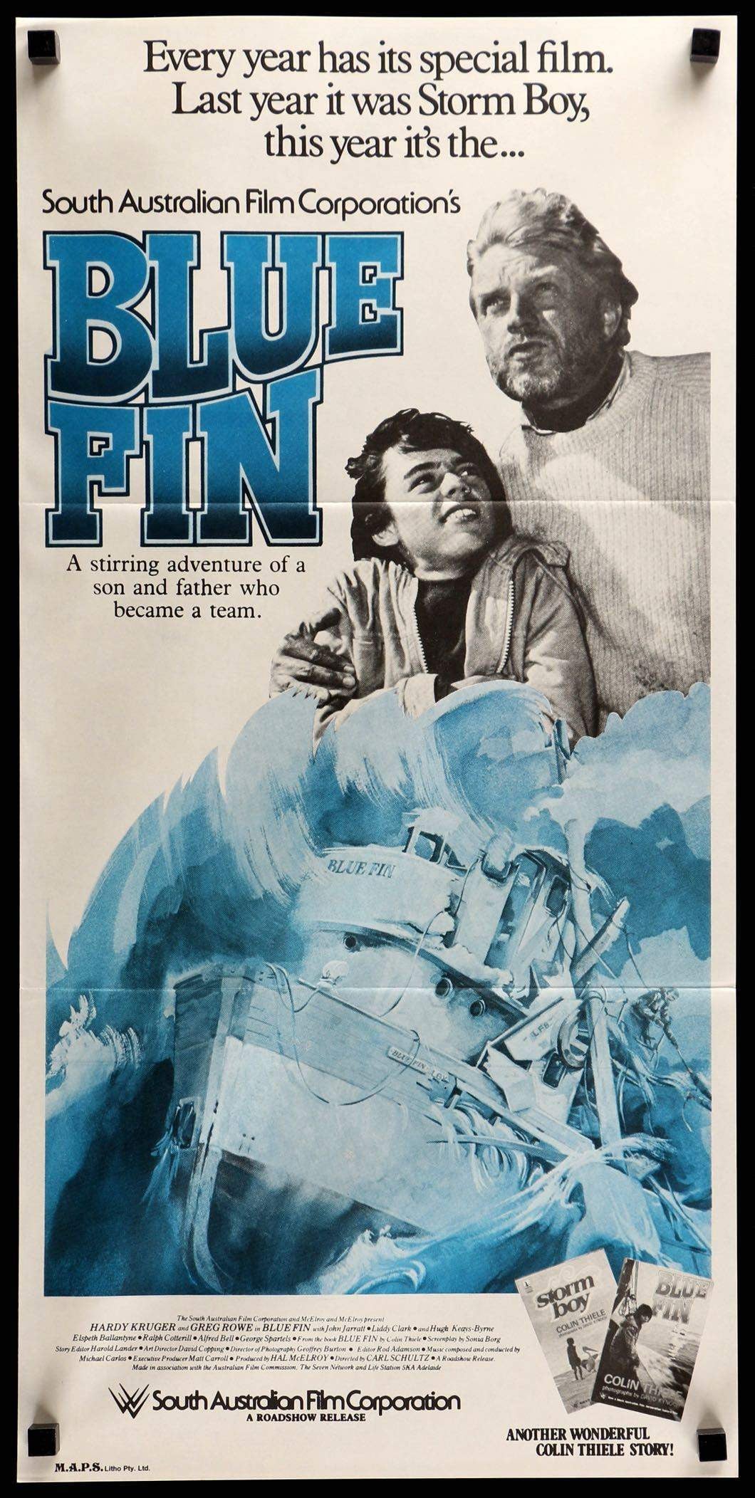 Blue Fin (1978) Original Australian Movie Poster - Original Film Art ...