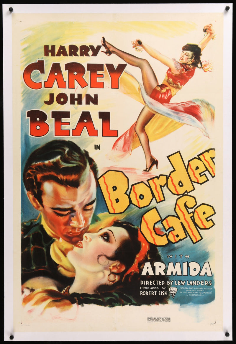 Border Cafe (1937) Original One-Sheet Movie Poster - Original Film Art - Vintage Movie Posters