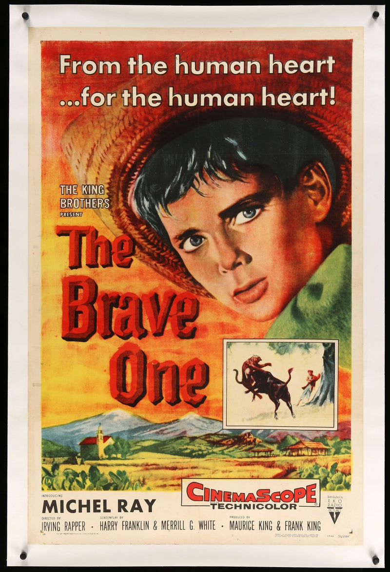 The Brave One (1956) Original One-Sheet Movie Poster - Original Film ...