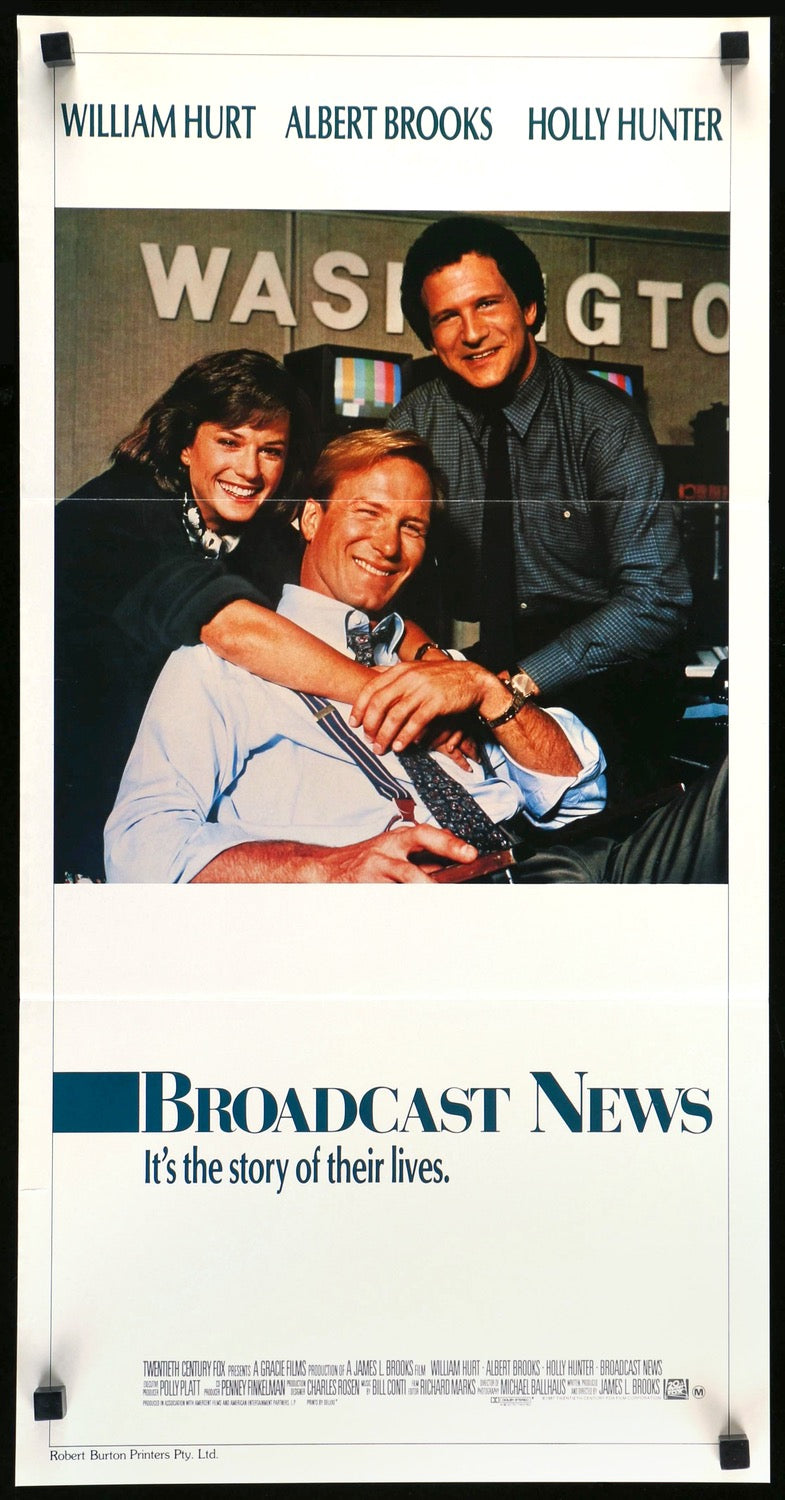 Broadcast News (1987) Original Australian Movie Poster - Original Film ...