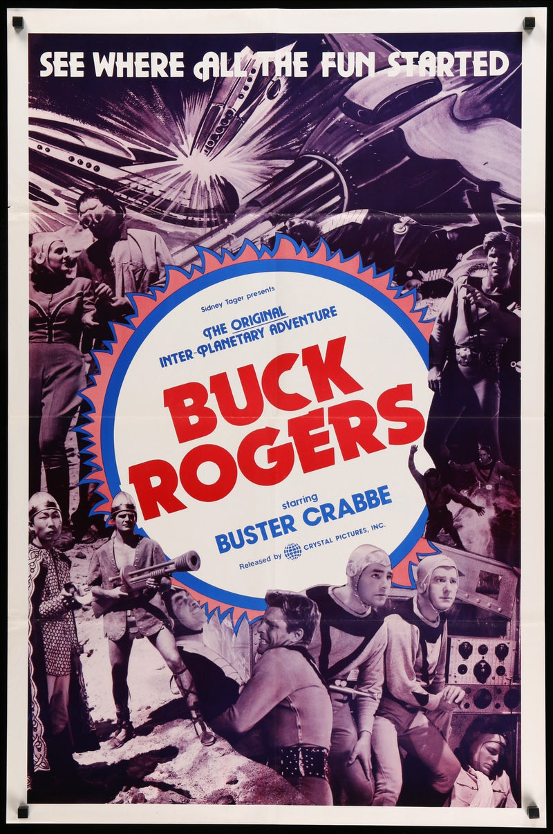 Buck Rogers (1939) Original R1966 One-Sheet Movie Poster - Original ...
