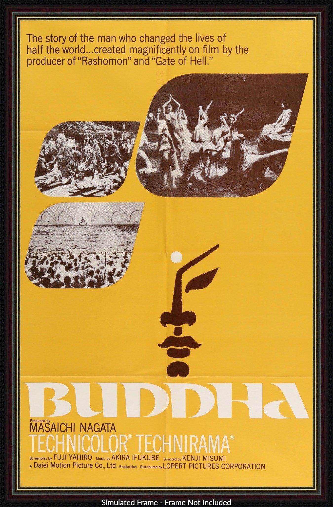 Buddha (1961) One-Sheet Movie Poster - Original Film Art - Vintage ...