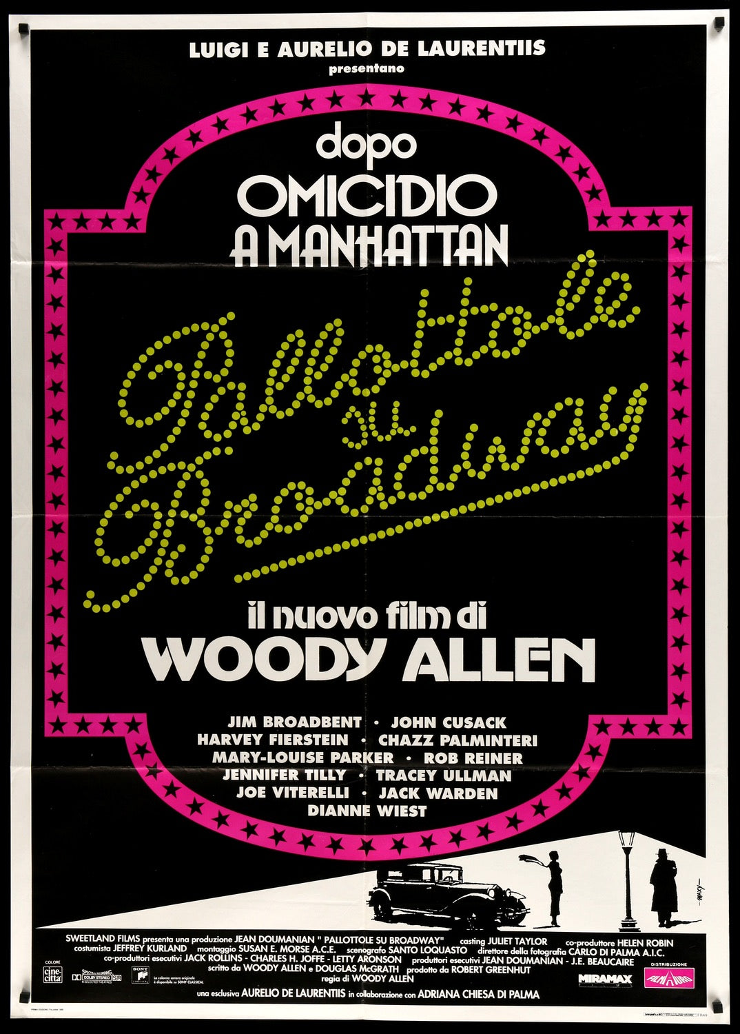 Bullets Over Broadway (1994) Original Italian 2 Fogli Movie Poster ...