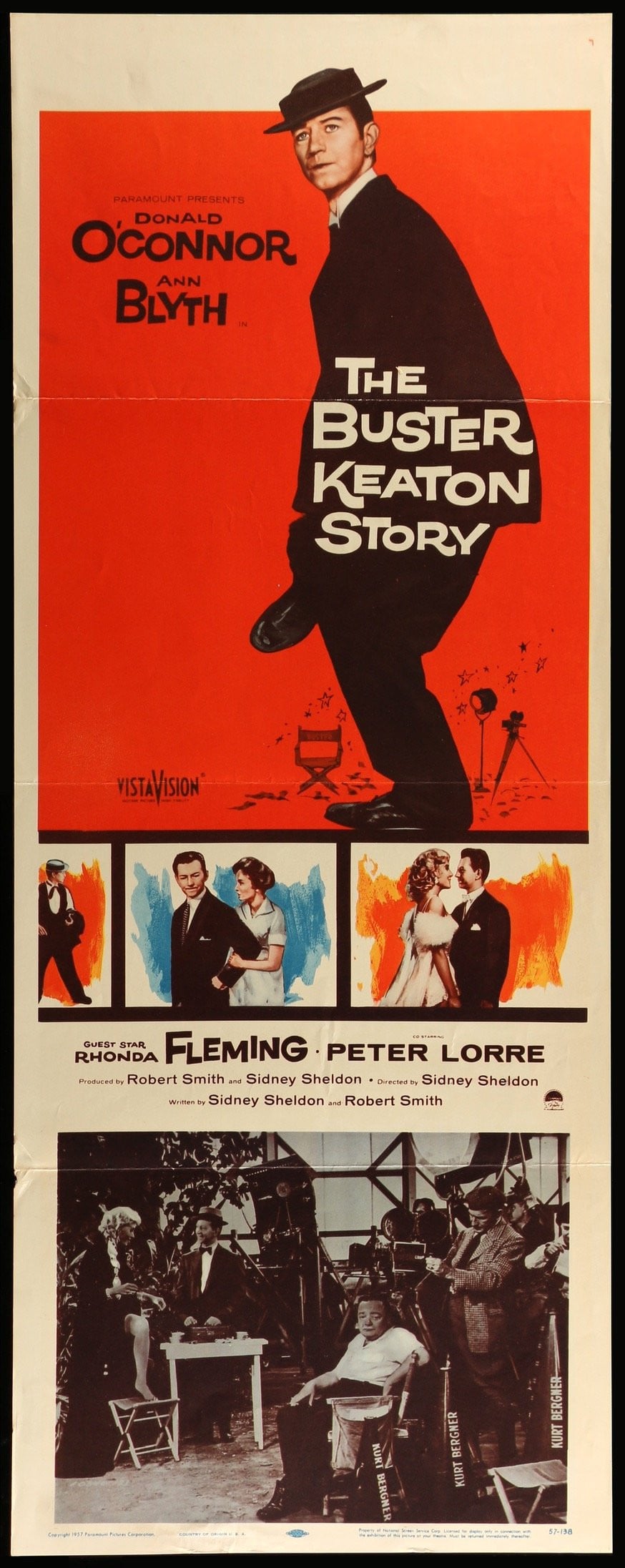 The Buster Keaton Story (1957) Original Insert Movie Poster - Original ...