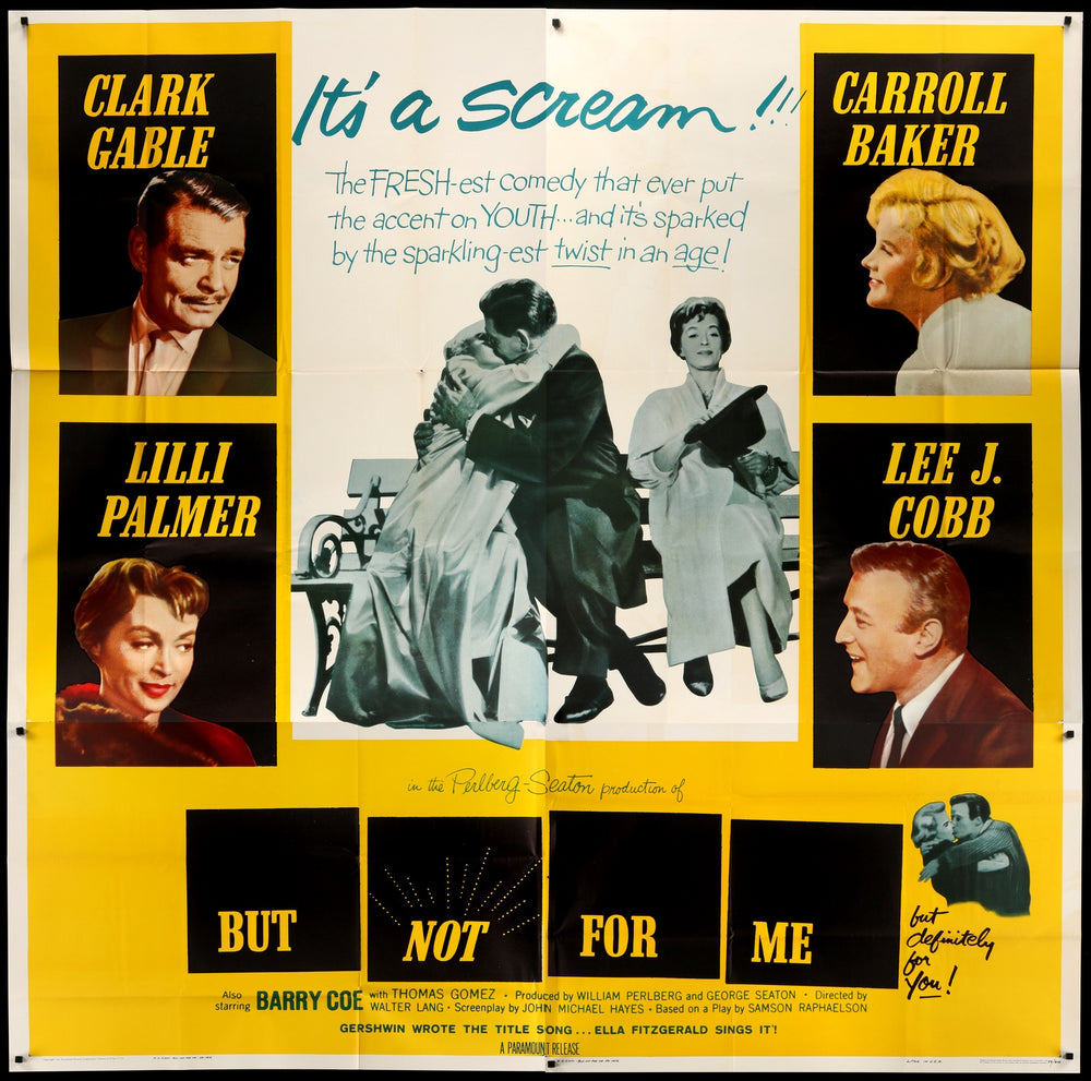 But Not For Me (1959) Original Six Sheet Movie Poster - Original Film ...