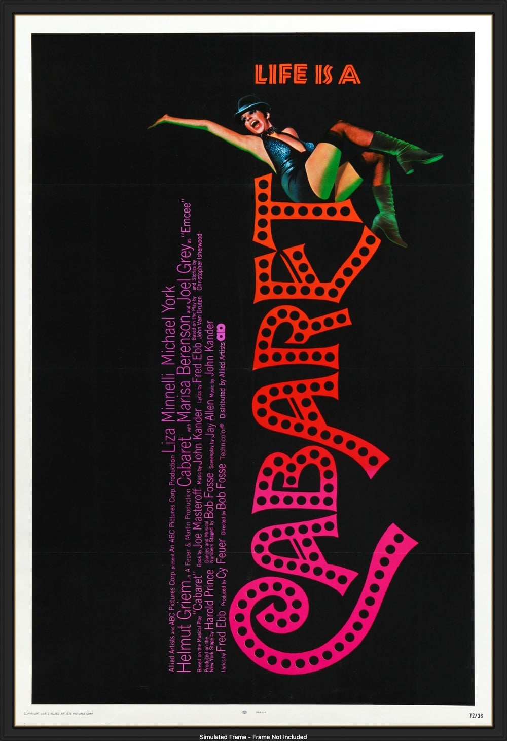 Cabaret (1972) Original One-Sheet Movie Poster - Original Film Art ...